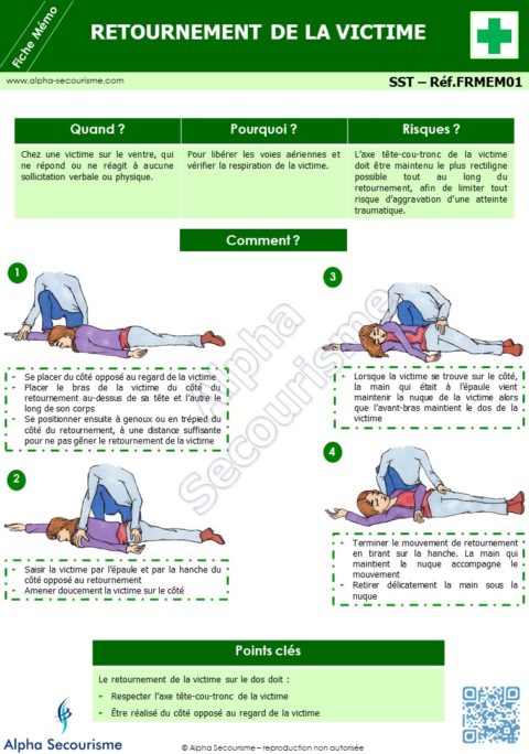Fiche Mémo SST - Alpha Secourisme